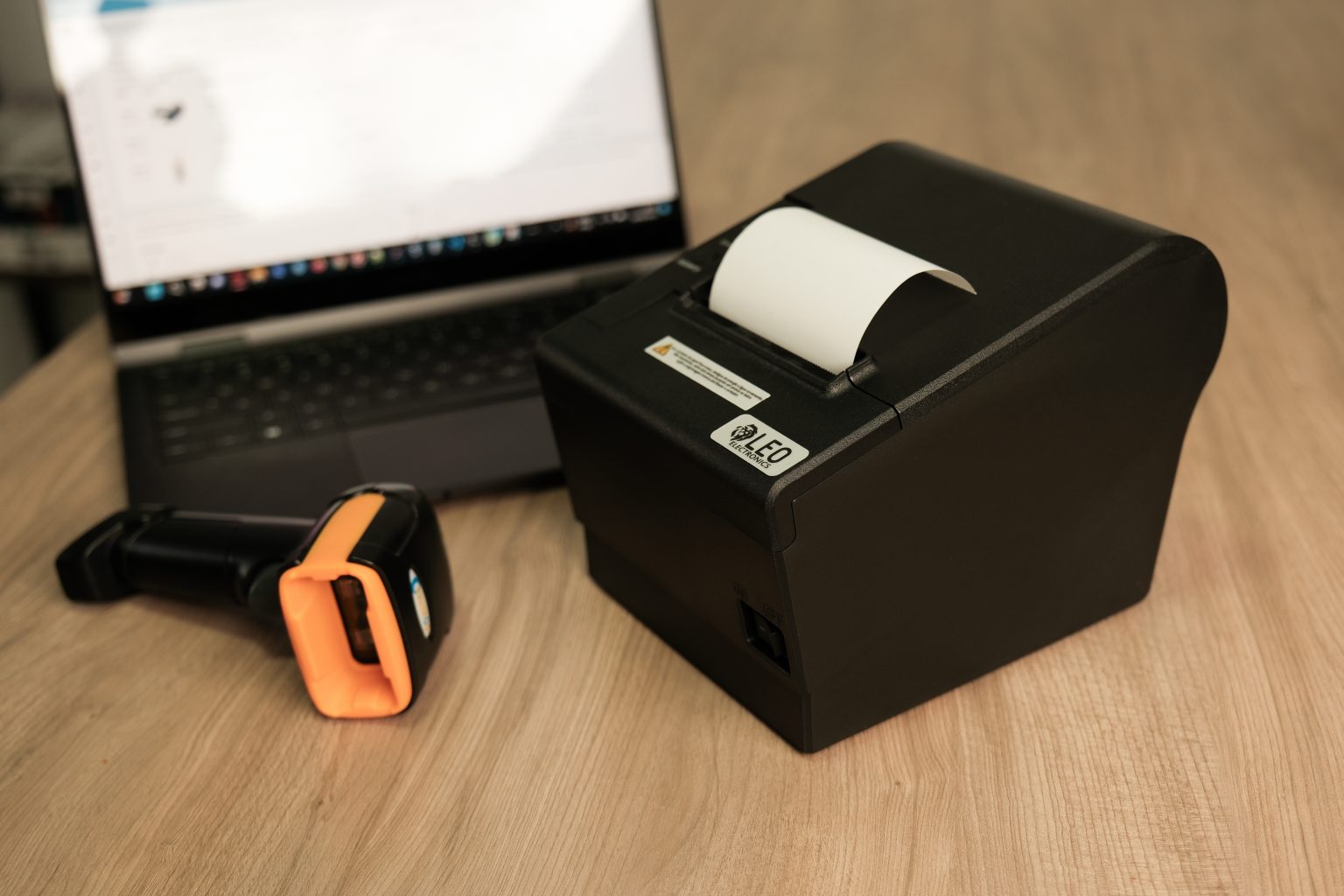 Impressora Térmica Cupom Nfce Usb + Rede Ethernet + Rj12 - Leo Electronics